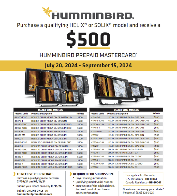 HUMMINBIRD – Fishing World