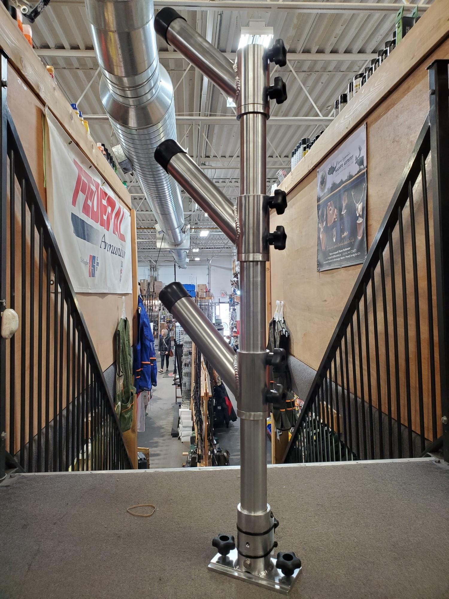 RB Custom Aluminum Rod Tree – Fishing World